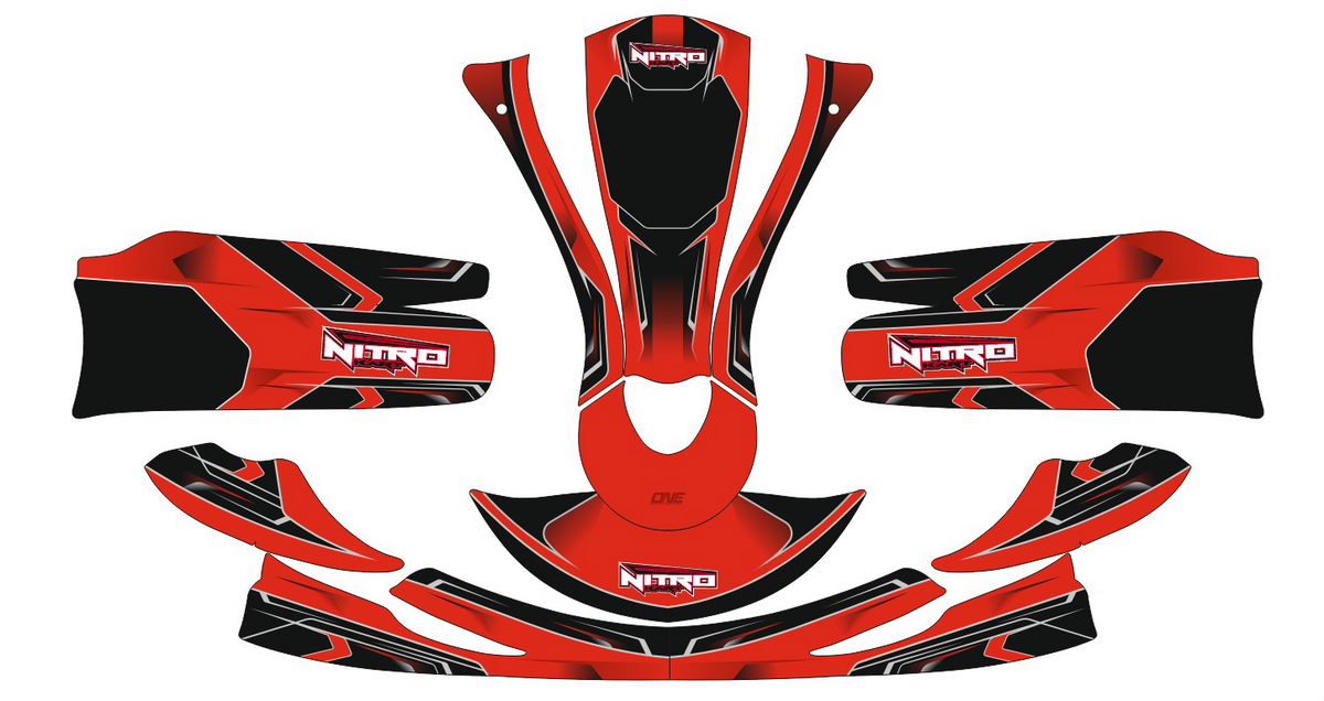 Nitro Standard Sticker Kit 2025 EVO – Nitro Kart