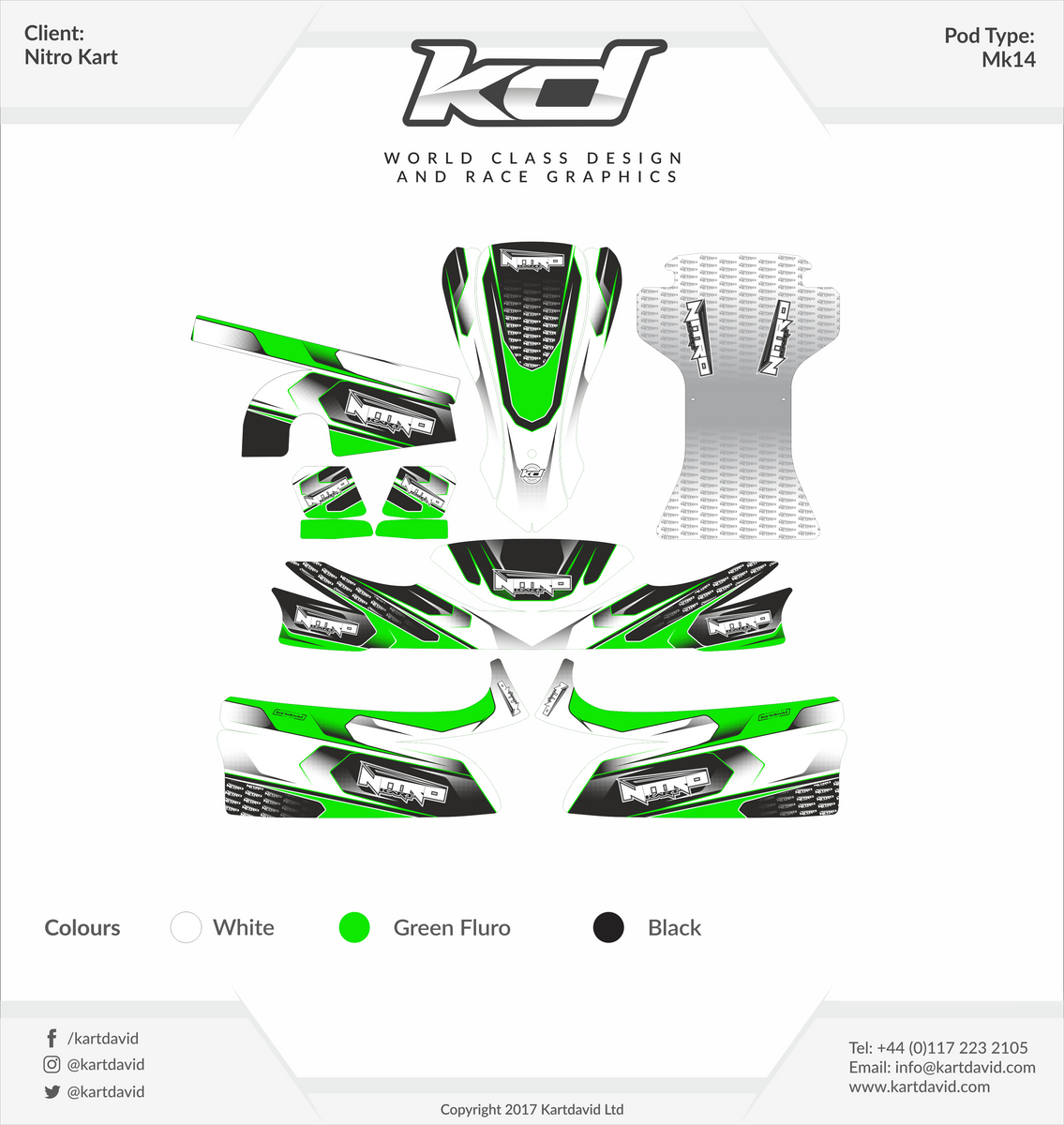 Nitro Standard Sticker Kit 2023 – Nitro Kart